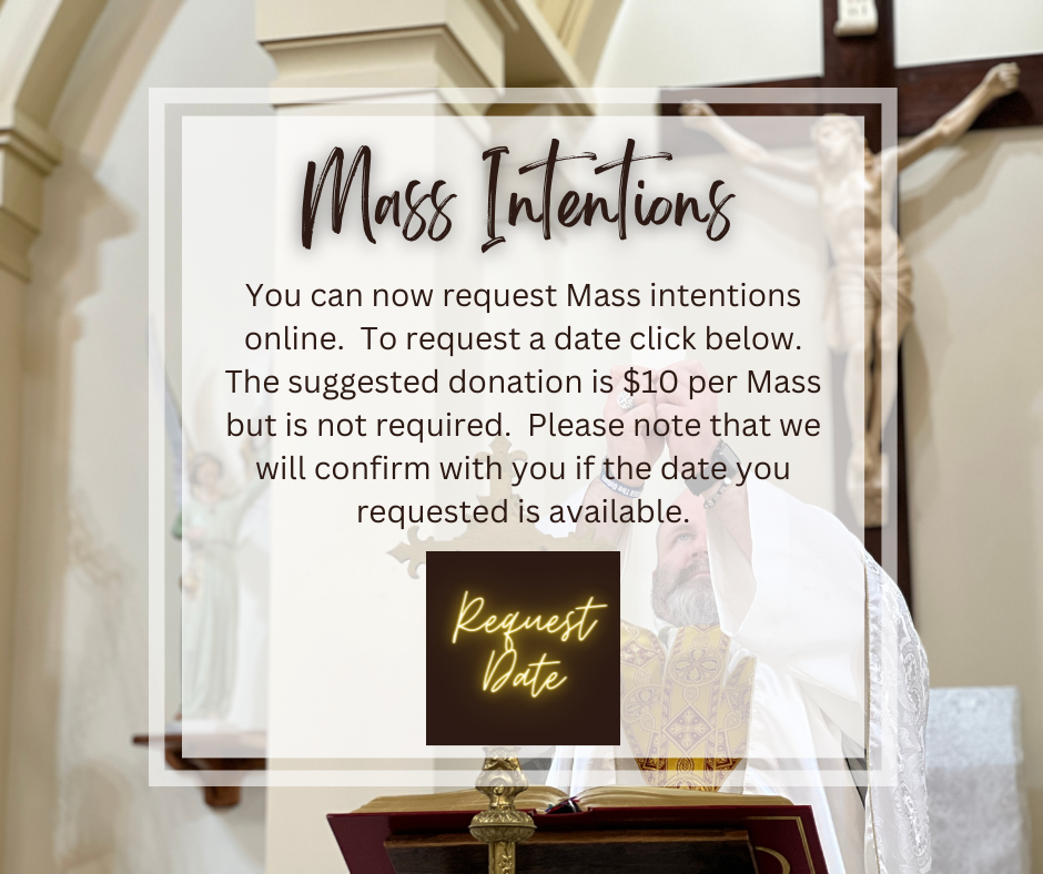Mass Intentions - Divine Mercy Catholic Church - Gardner, KS